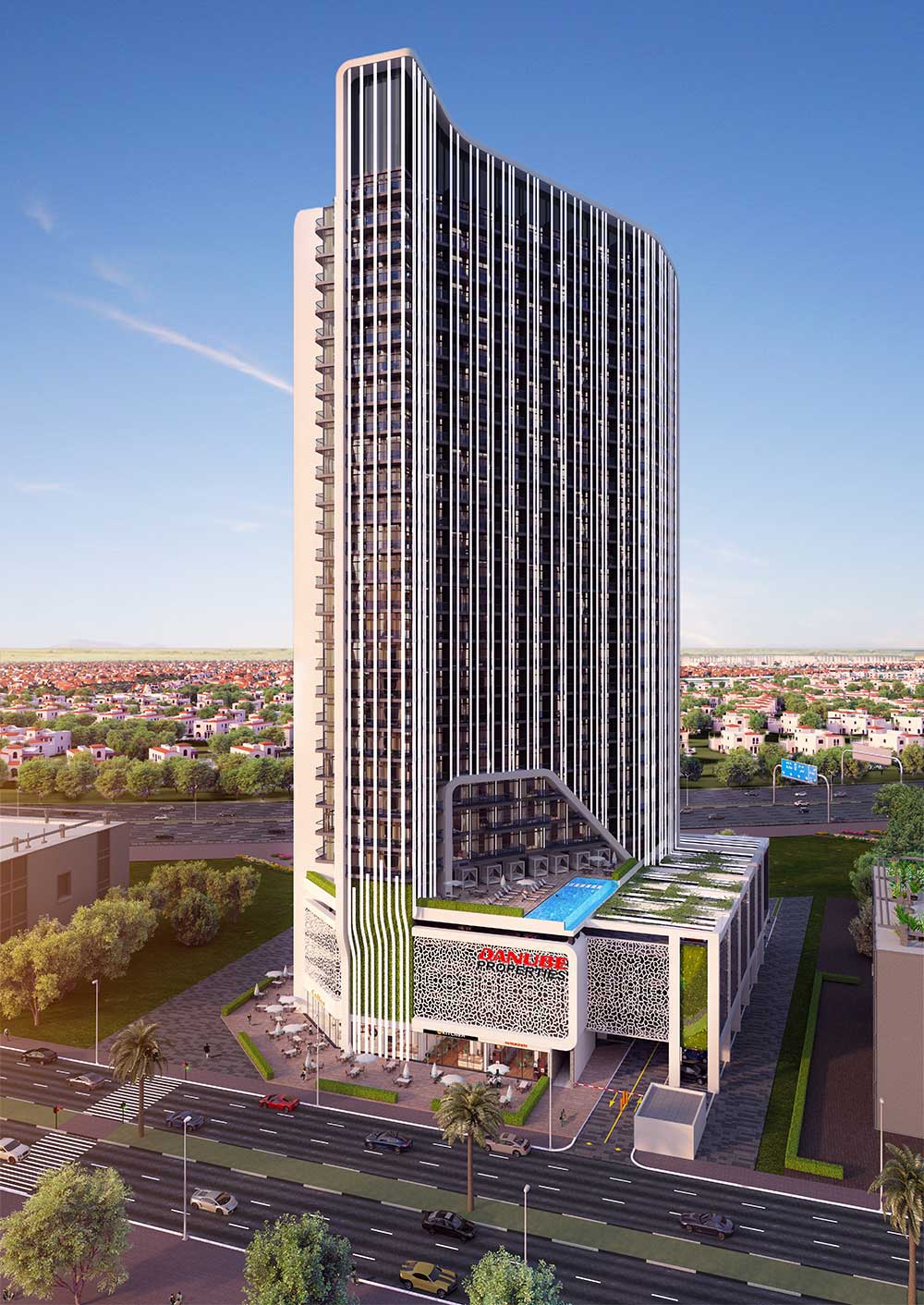 Danube Properties Map